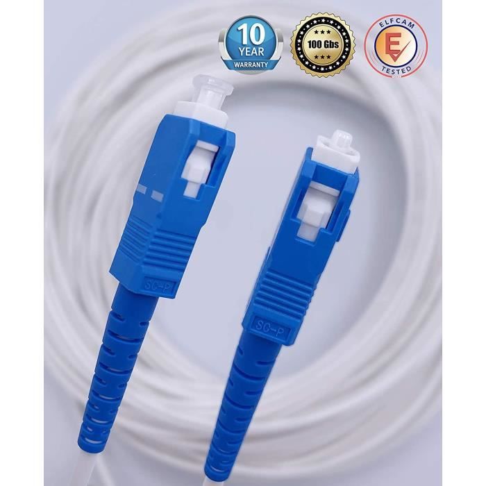 Câble Fibre Optique Simplex Monomode Sc-Upc À Sc-Upc, Blindage Et Connecteur Renforcée,Perte ...