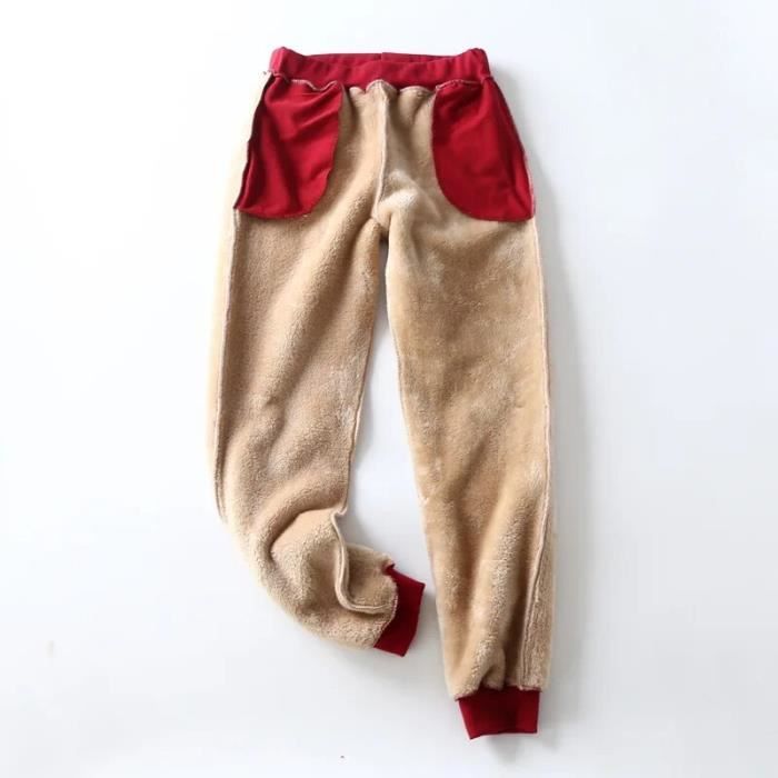 Pantalon sarouel chaud et épais pour Femme,survêtement de sport,de ...