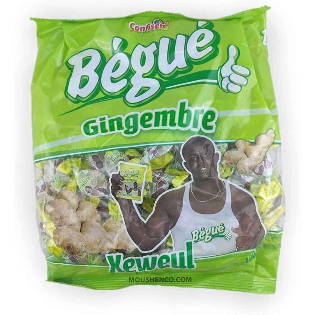 Bonbons au gingembre bégué 400 grammes épicerie cuisine africaine ...