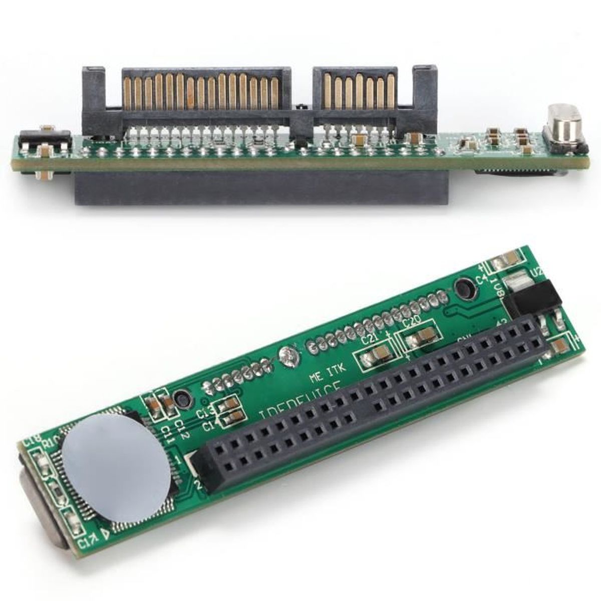 HURRISE convertisseur IDE vers SATA 44 broches Adaptateur IDE vers SATA ...