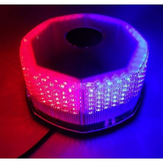 240 Led Lumière Stroboscopique Gyrophare Pour Voiture Avec Fixation ...