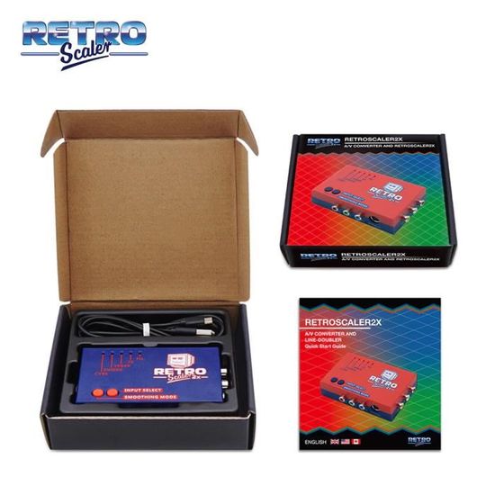 Blue with USB cable - RetroScaler-Convertisseur et doubleur de ligne ...