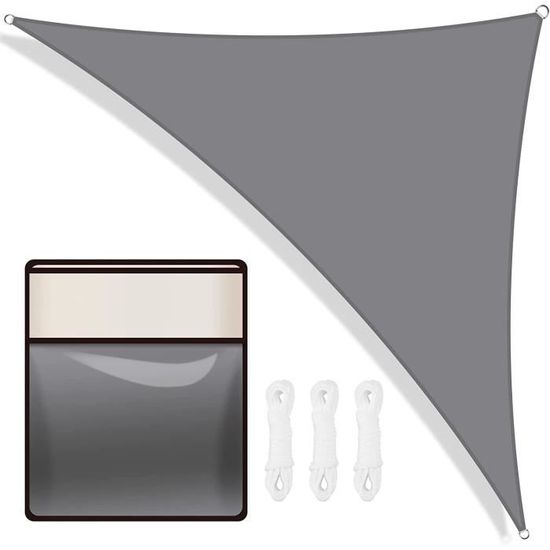 2 X 2 X 2 M - Étanche - Protection Solaire Triangle - Parasol Extérieur ...