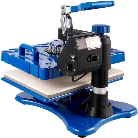 VEVOR Presse à Chaud 5 en 1 Machine d'Impression Textile Sublimation T ...