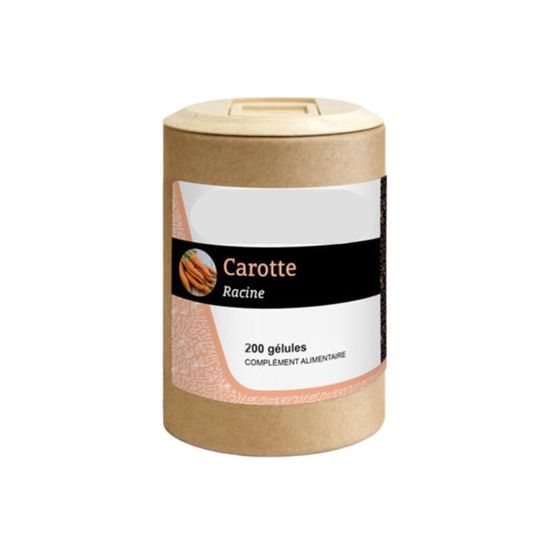 Gélules de Carotte - 200 gélules dosées à 310mg - Cdiscount Santé ...