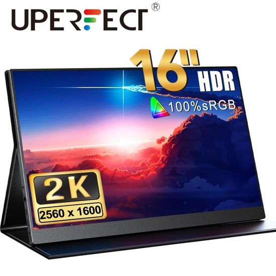 Moniteur Gaming QHD 2K 1600p IPS 100% sRGB Dual Hdmi - UPERFECT 160K01 - Cdiscount Informatique