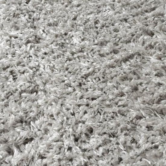 FHE - Décorations - Tapis shaggy à poils hauts Gris 120x170 cm 50 mm - YOSOO - DX2021 ...