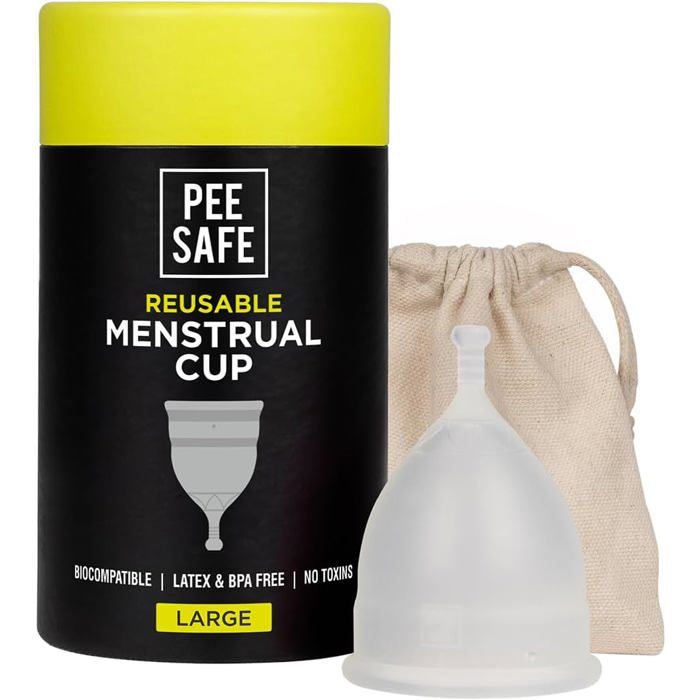 PEE SAFE Cup menstruelle réutilisable (grande) Flux abondant Coupe ...