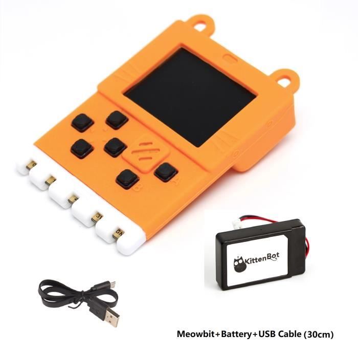 Trousse Orange 30cm-Console Codable Meowbit Pour Ordinateur De Jeu, Compatible Avec Microsoft ...