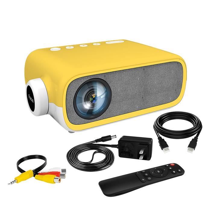 Hotskynie Vidéoprojecteur Bluetooth Wifi Mini Projecteur Home Portable ...