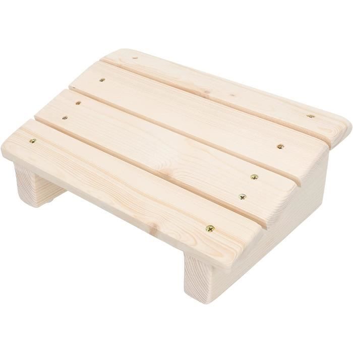 Repose Pied Bureau Sous Le Repose- Tabouret en Bois Incliné Portable ...