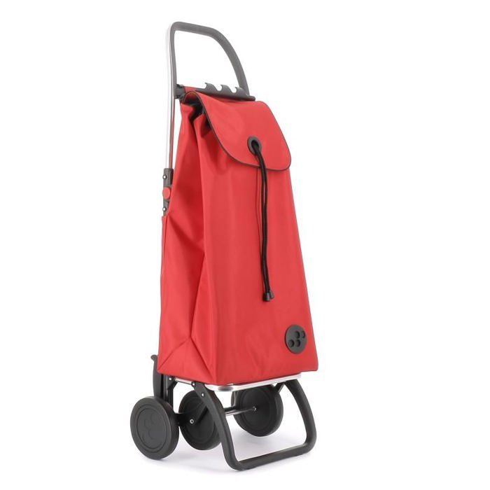 IMAX MF - Chariot de course Rolser pliable 4 roues - Rouge
