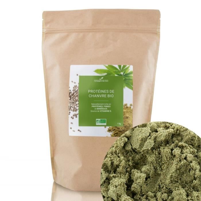 Protéines de Chanvre de Bretagne BIO - Superaliments en vrac - 1kg ...