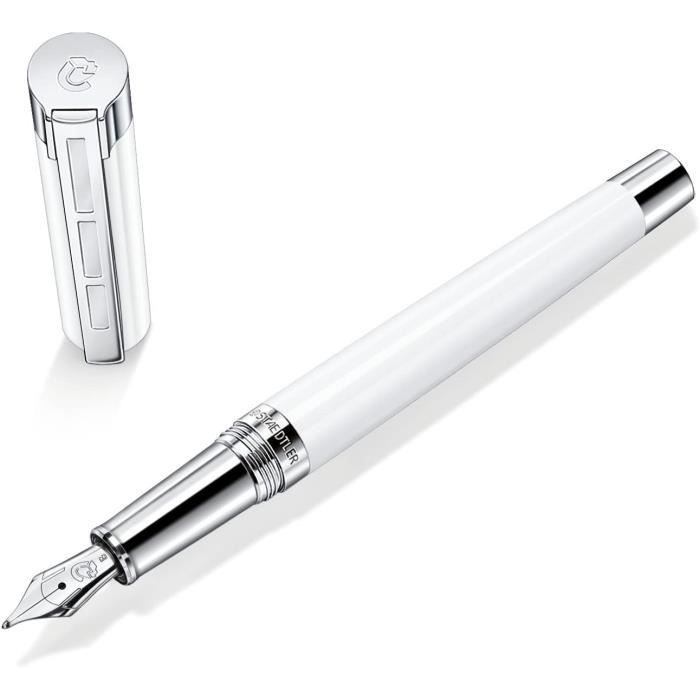 Staedtler Initium - Resina - Stylo-Plume En Résine - Corps Blanc ...