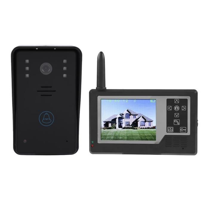 Visiophone sans fil sonnette vidéo TFT entièrement numérique de 3,5 ...