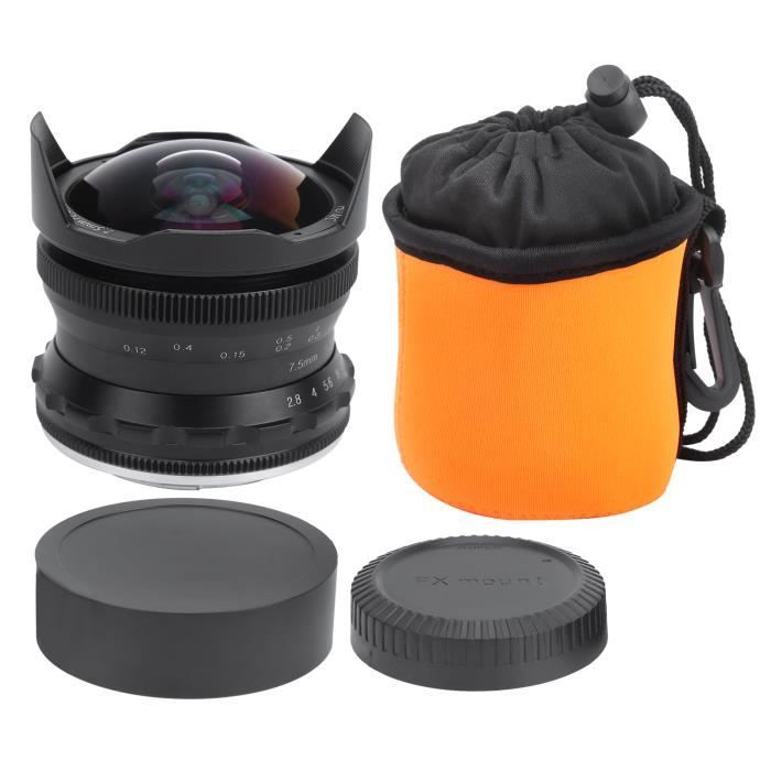 Cikonielf Objectif ultra grand angle Objectif de Paysage de Fisheye ...