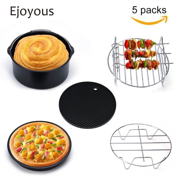 Ensemble d'accessoires multifonctions WERr friteuse à air 6 en 1 pièces ...