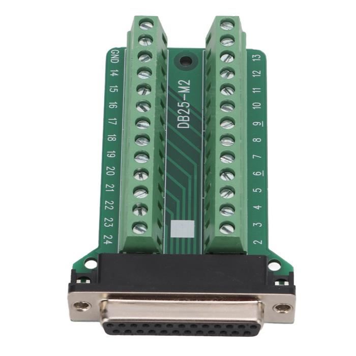 Module terminal de signaux Bornier, PCB Signaux Terminal Module 25Pin ...