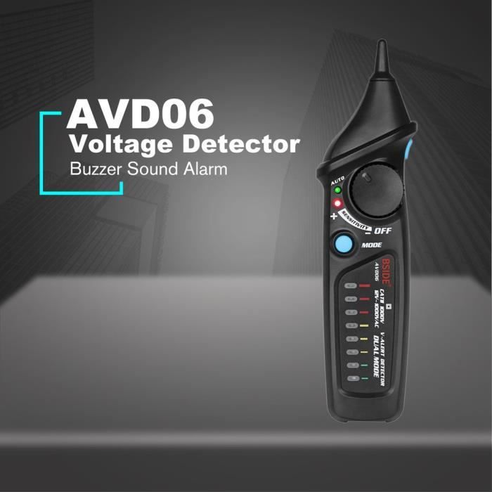 Testeur AVD06 Détecteur de tension sans contact Mètre Auto - Manuel ...