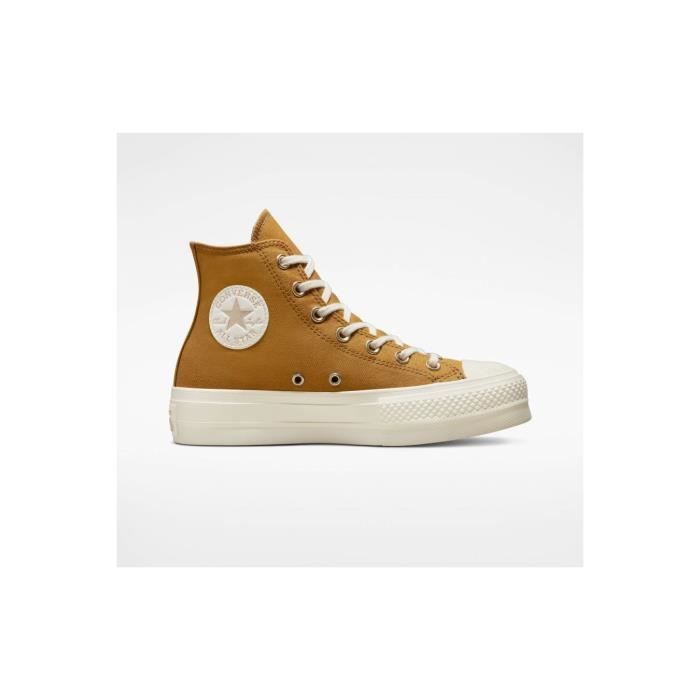 Baskets CONVERSE All Star Lift Platform Tonal Gold - Femme - Blanc ...