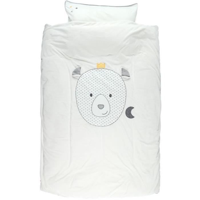 Gaby & Sam - Housse de Couette 100x140cmatière Veloudoux - Cdiscount ...