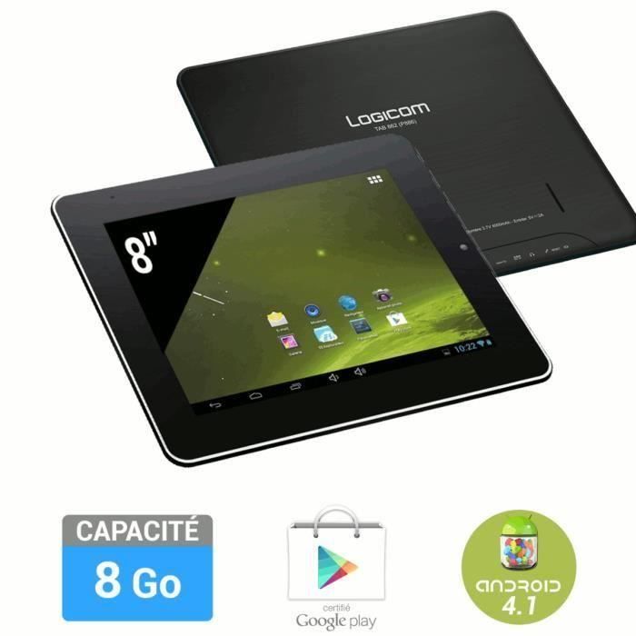 Logicom Tablette 8" Dual Core 8Go - Cdiscount Informatique