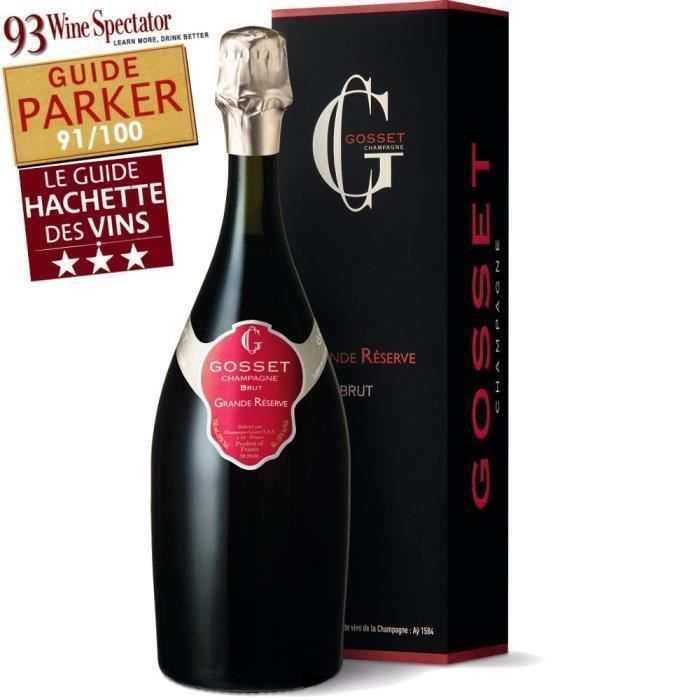 Gosset Grande Réserve x1 - La cave Cdiscount