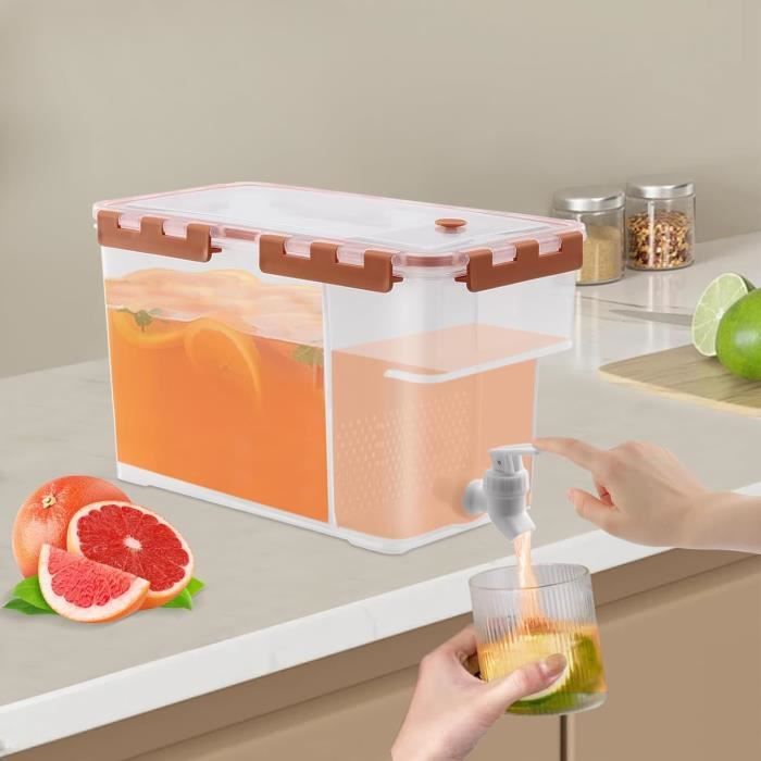 Distributeur de boisson - TRAHOO - 6 L - Grande capacité - Double ...