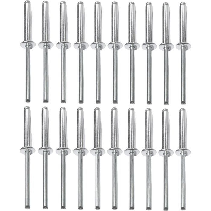 C48115 - Lot De 20 Rivets Aveugles Standard Ø5X30Mm Aluminium-Acier ...