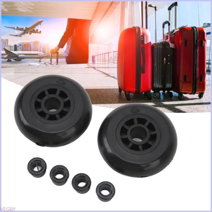 Roulette Valise, 4Pcs Valise Roues de Rechange Valise Roues ...