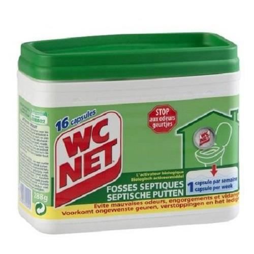 WC Net Professional entretien fosses septiques 16 capsules - Cdiscount Auto