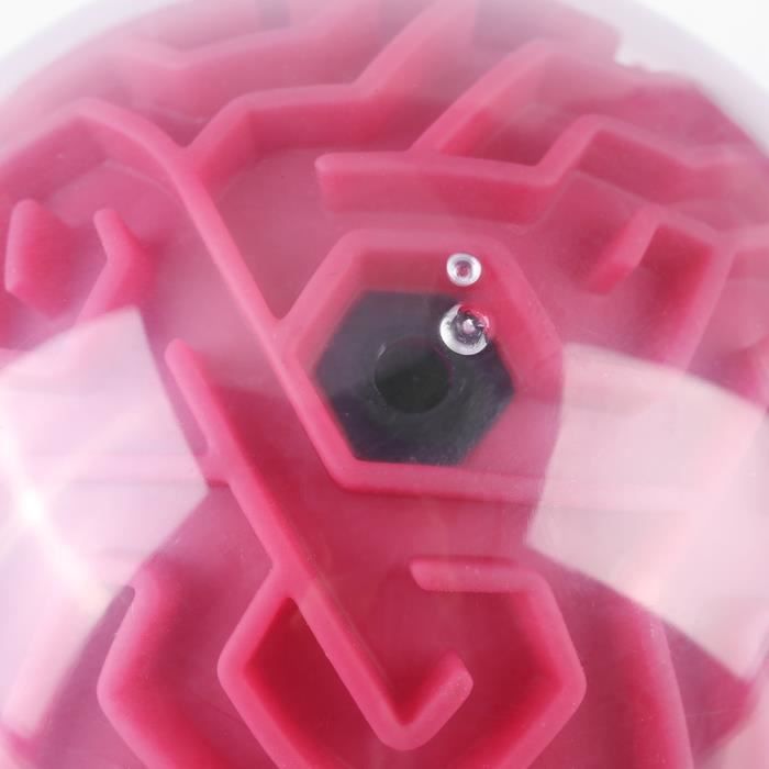 YOSOO Boule de labyrinthe (Rose Rouge)3D Magie Maze Ball Jouet 3D Boule ...