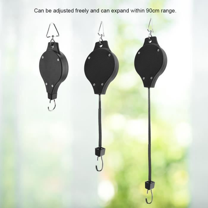 Cintre Pour Plantes En Pot Poulie Rétractable Télescopique Réglable ...
