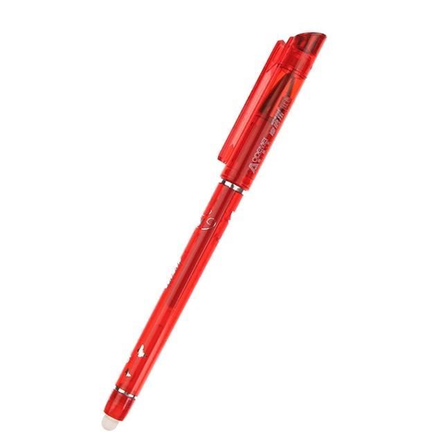 STYLO,Red pen-1PCS--Stylo Gel effaçable, fournitures scolaires et de ...
