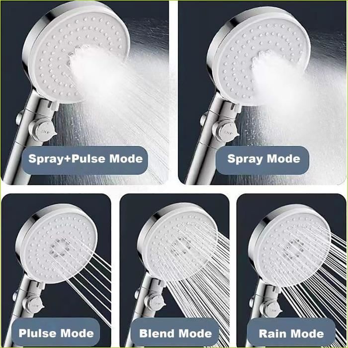 Pommeau De Douche Haute Pression 12cm Grande Pomme De Douche Economie