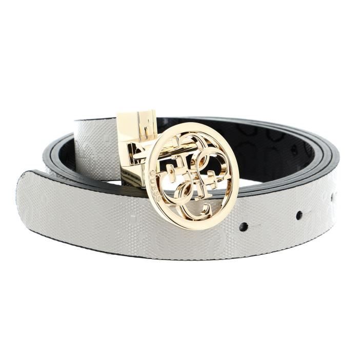 GUESS Reversible Belt [193856] - ceinture ceinture Stone / black (noir ...