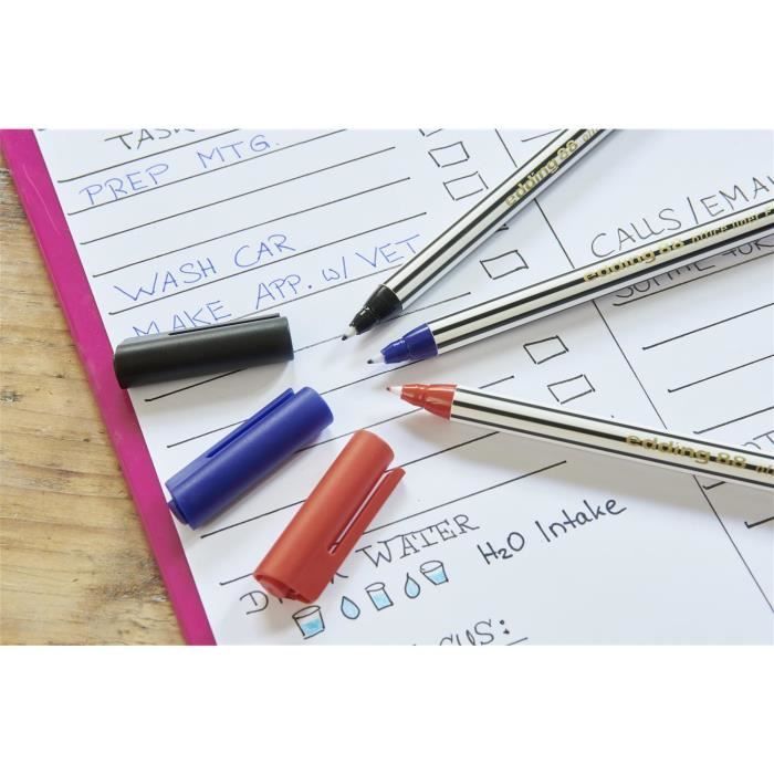 Lot de 3 Feutres Fin 88 Office Liner Rouge 0,6 mm - Cdiscount Beaux ...