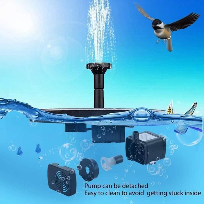 FONTAINE DE JARDIN,16cm--Mini fontaine à eau, accessoire flottant pour ...