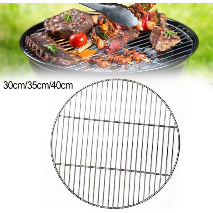 Grille ronde en acier inoxydable, diamètre 30 cm/35 cm/40 cm ...