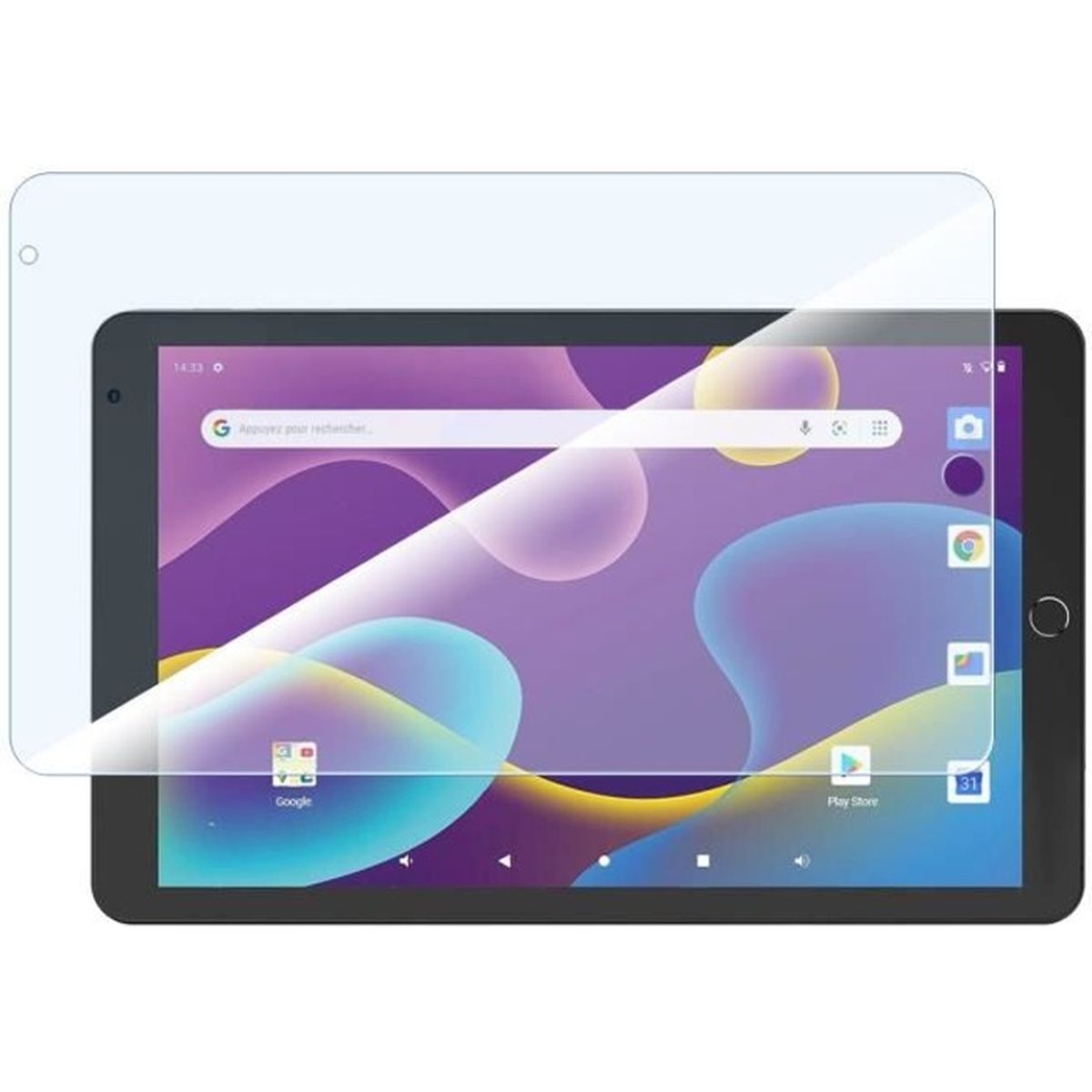Protection d'écran en Verre Fléxible pour Tablette Logicom La Tab 127 ...