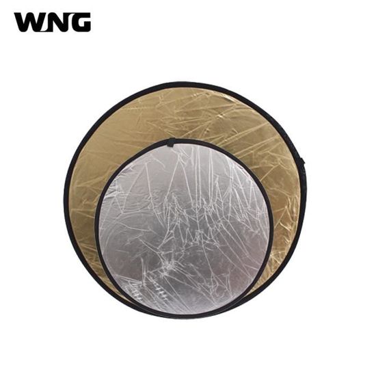 A-Réflecteur de photographie rond pliable 2 en 1, 32 pouces 80cm ...