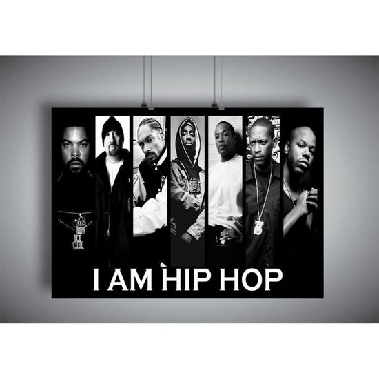 Poster HIP HOP WEST COAST RAPPER Wall ART - A4 (21x29,7cm) - Cdiscount ...