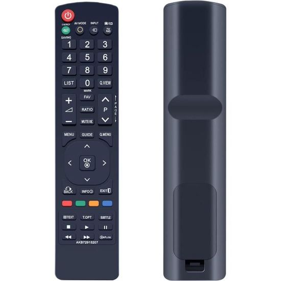 Akb72915207 Télécommande De Rechange Pour Lg Tv 19Ld350 22Ld350 26Ld350 ...