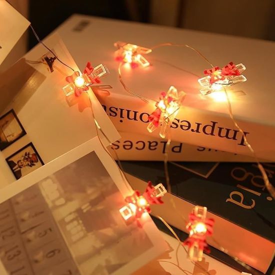 30 Led Photo Clip String Lights 3M Guirlande Lumineuse Photo Avec 30 ...