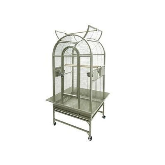 Cage perruche Myra beige 66x56x160cm - Cdiscount Animalerie