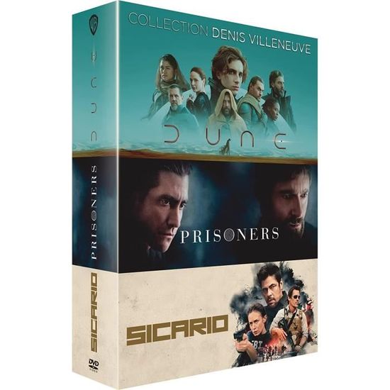 Coffret 3 Films DVD Villeneuve : Dune + Prisoners + Sicario - Cdiscount DVD