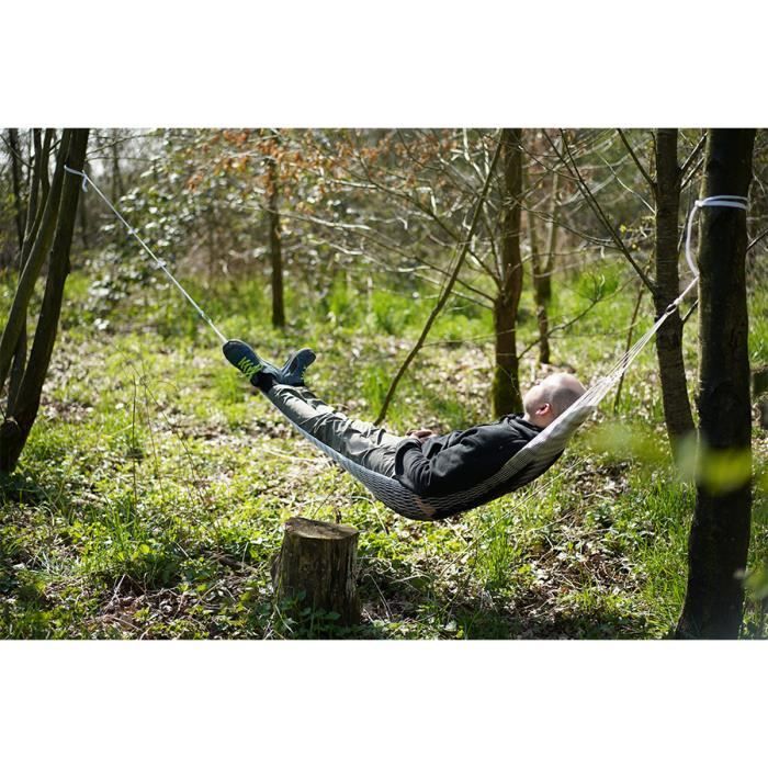 MINI HAMAC FILET BLANC 350 X 190 CM 101 INC - Cdiscount Jardin