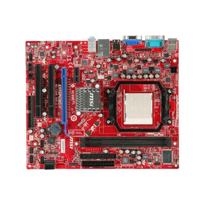 Carte mère MSI K9N6PGM2-V2 NVIDIA NF6100-430 Socket AM2+/AM2 2xDDR2 SDRAM 8 Go Micro ATX ...