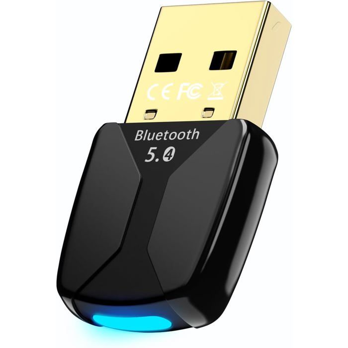Adaptateur Bluetooth USB - SVATV - Bluetooth 5.4 - Compatibilité PC et ...