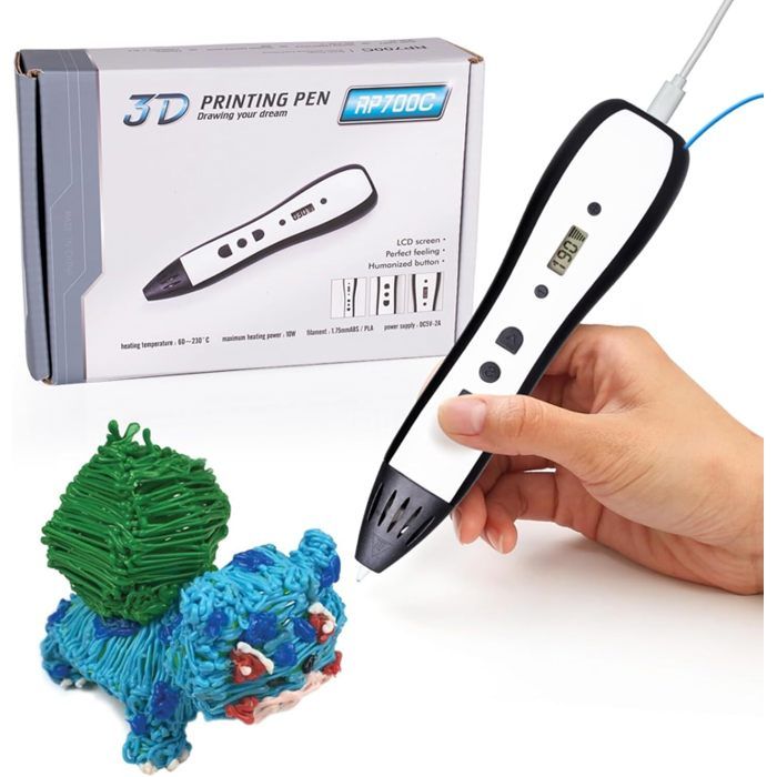 Stylo 3D avec Écran LCD - Compatible Filament PLA 1,75 mm - Jouet ...